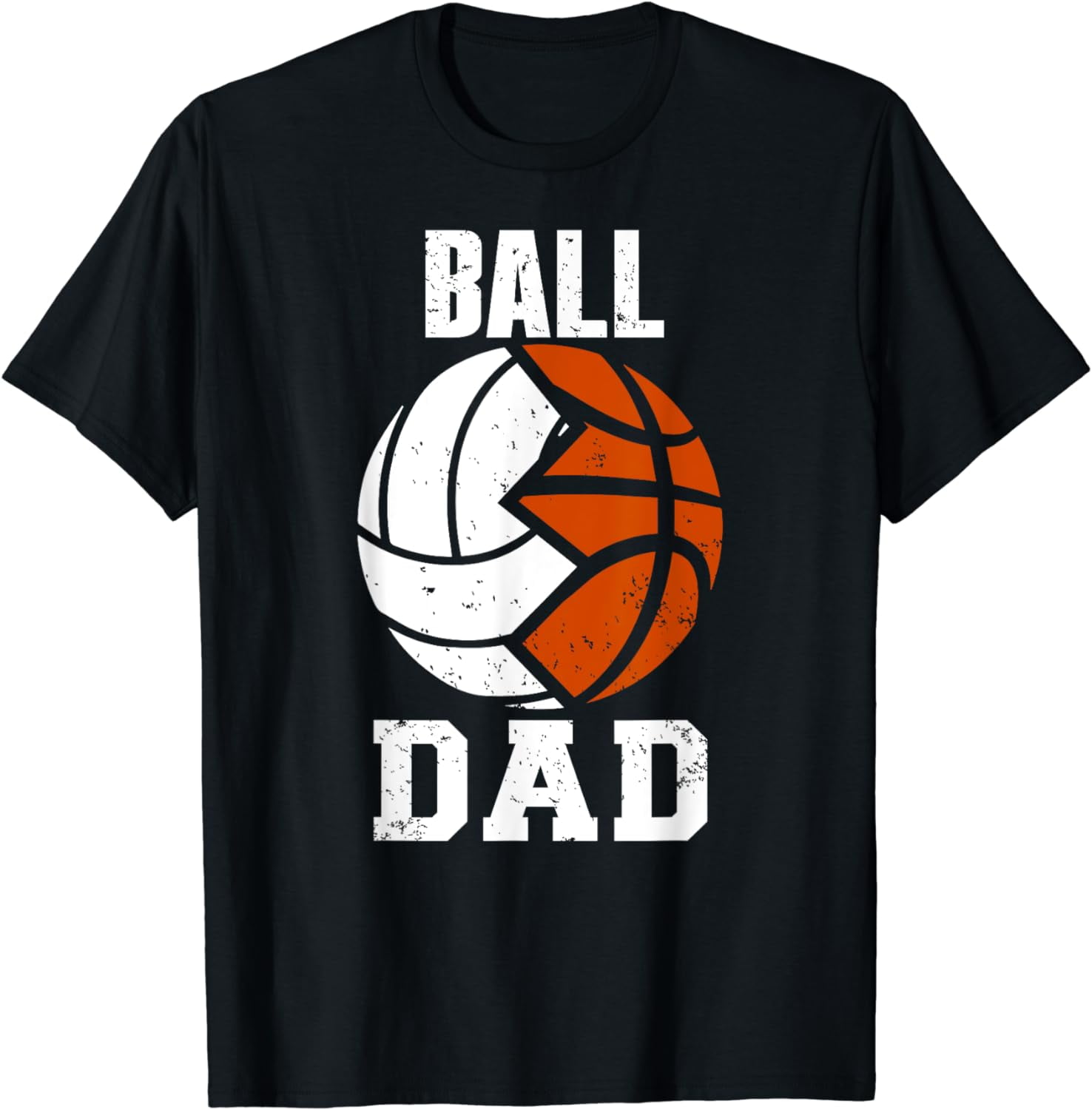 Ball Dad Funny Volleyball Basketball Dad T-Shirt - Walmart.com
