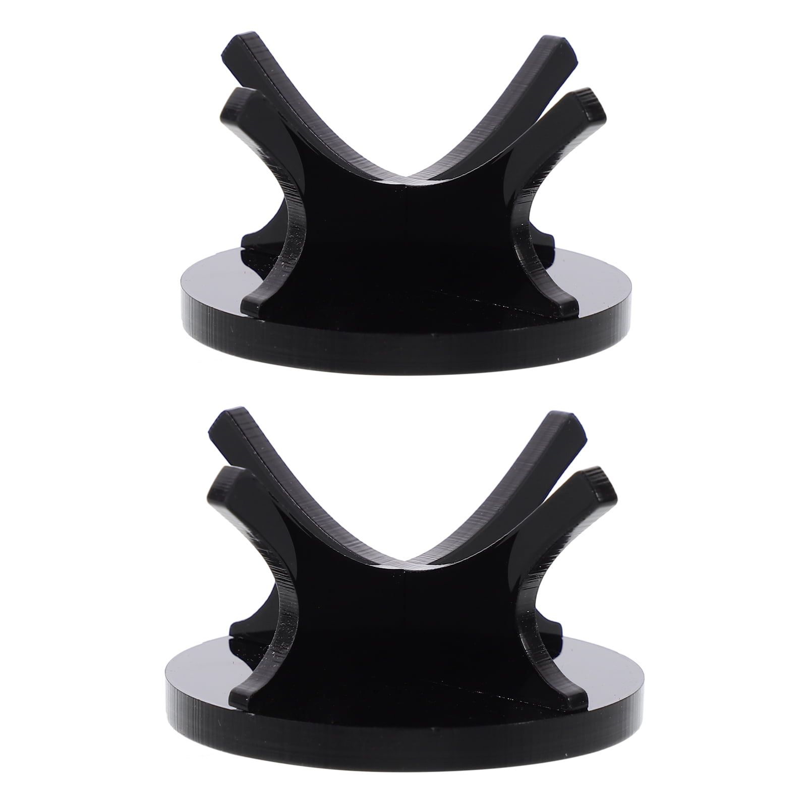 CIMAXIC 2Pcs Black Acrylic Golf Display Stand Durable Small Ball Show ...
