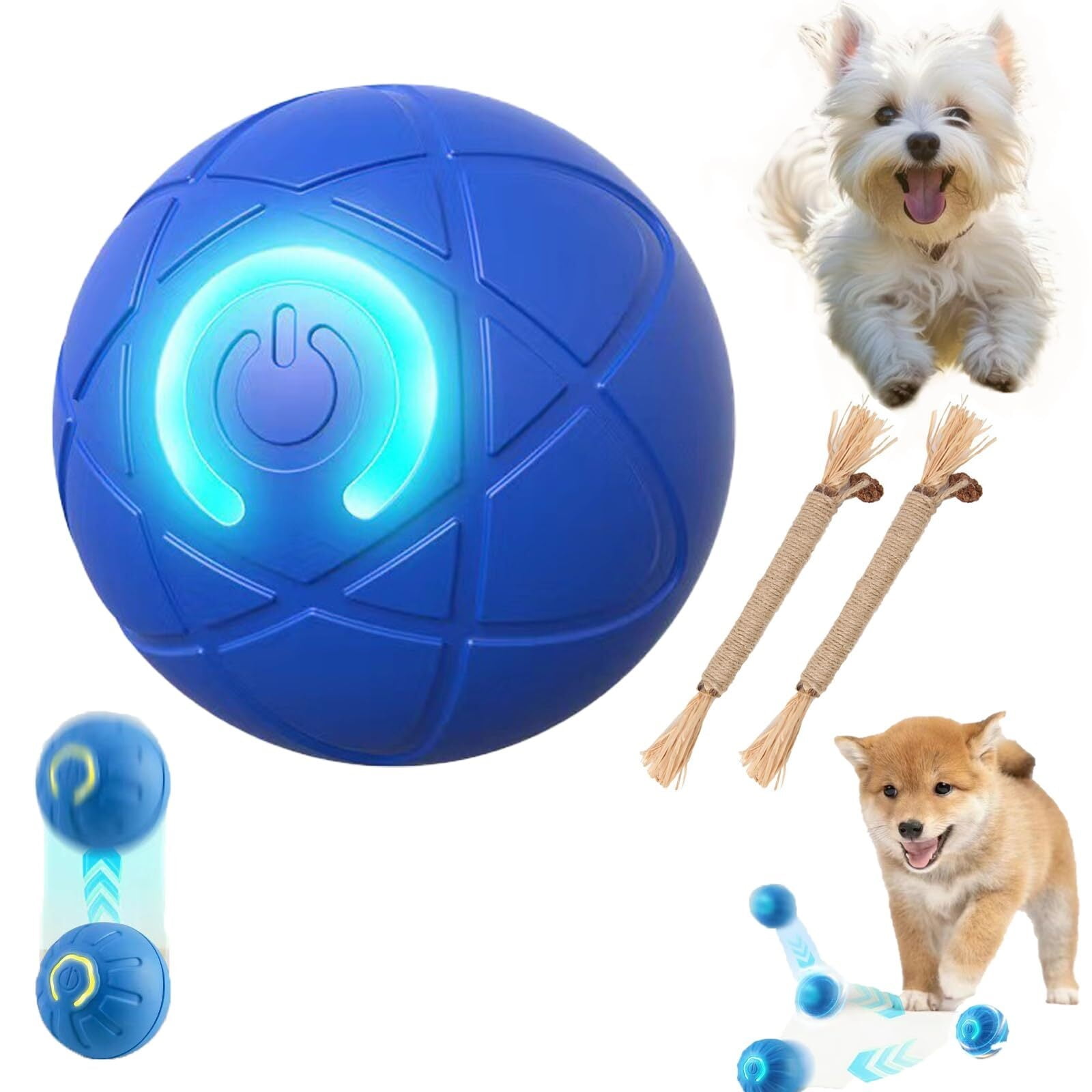 Ball Dog Toy, Smart Jumping Ball for Dogs, Vibrating Ball for Dogs ...