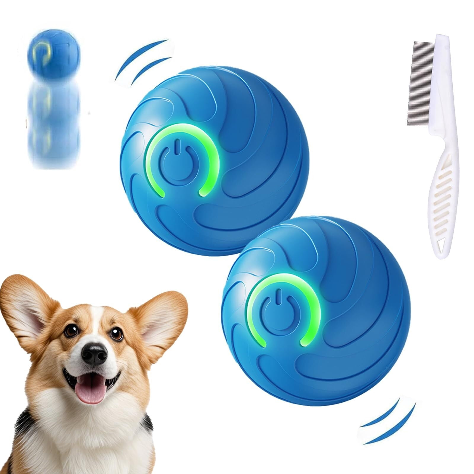 Ball for Dogs, Vibrating Interactive Dog Ball, Moving Activated ...