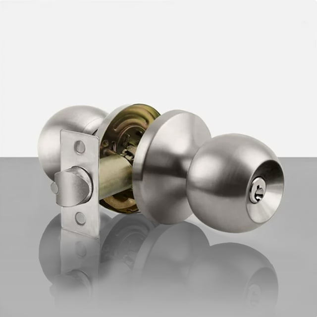ZOUYUE Exterior Door Knob Deadbolt Set, Stainless Steel Keyed Entry ...