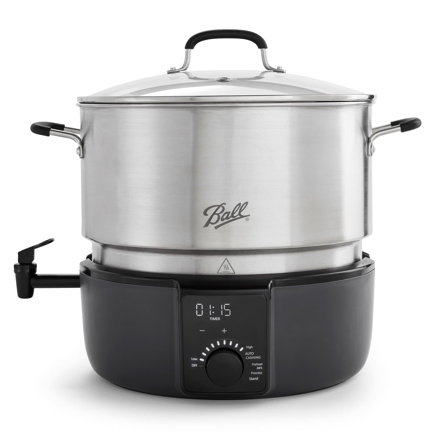 Ball EasyCanner 21-Quart Electric Water Bath Cooker, Fresh Home Pot ...