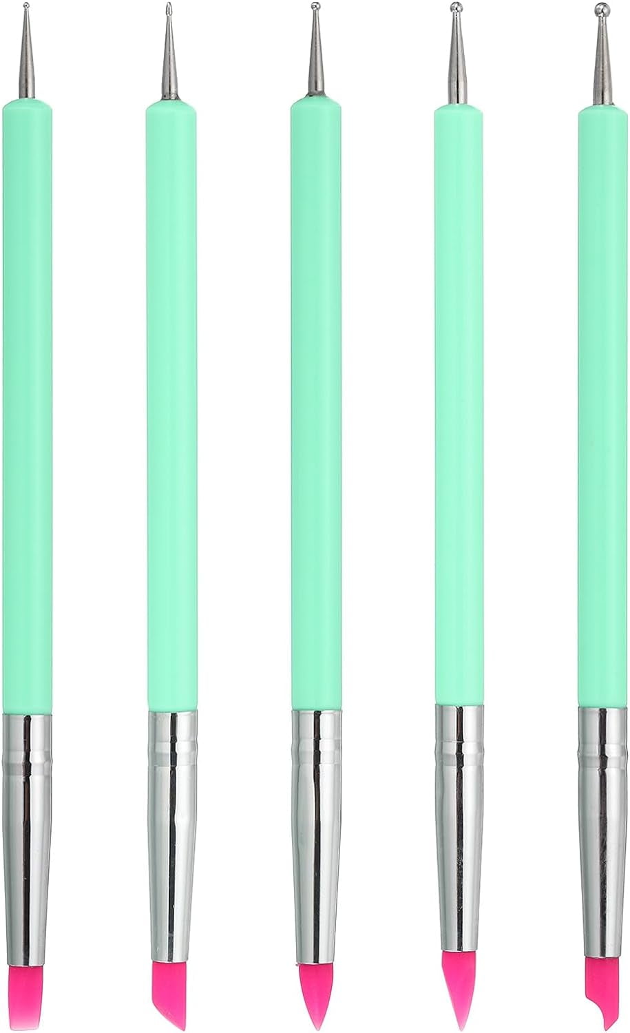 Ball Embossing Stylus, 5Pcs Embossing Tracing Stylus Silicone Clay ...