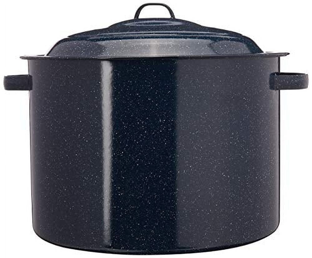 Ball Enamel Water Bath Canner, Including Chrome-Plated Rack and 4-Piece ...