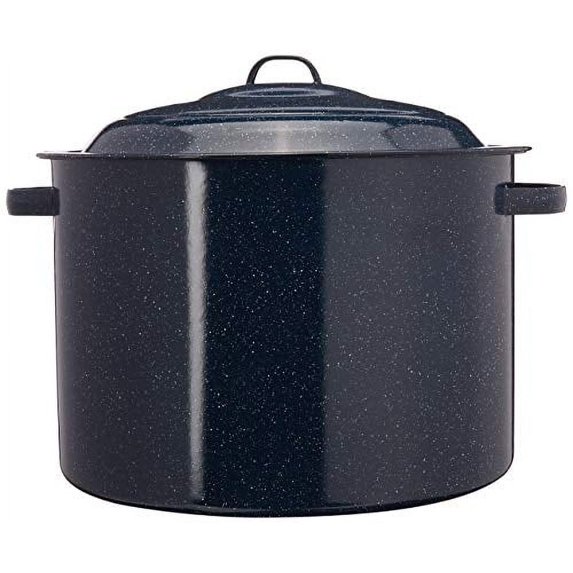 Ball Enamel Water Bath Canner, Including Chrome-Plated Rack and 4-Piece ...