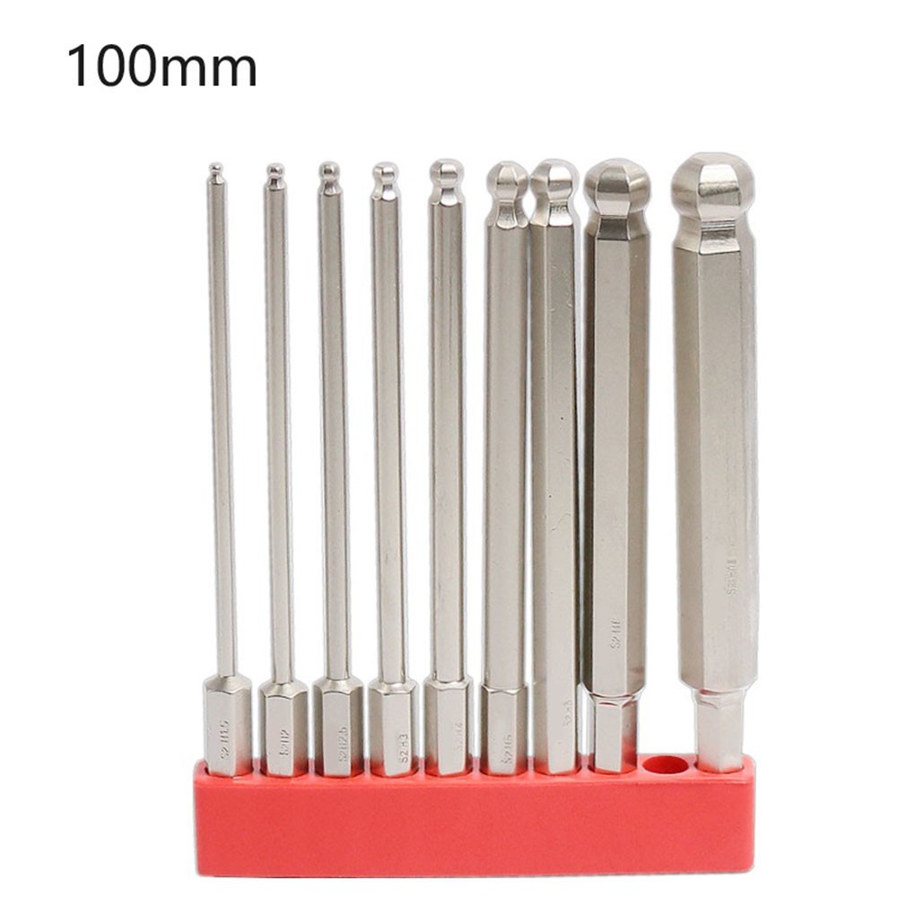 Ball End Hex Screwdriver Bit Set Magnetic Hexagon HeadAllen Wrench ...