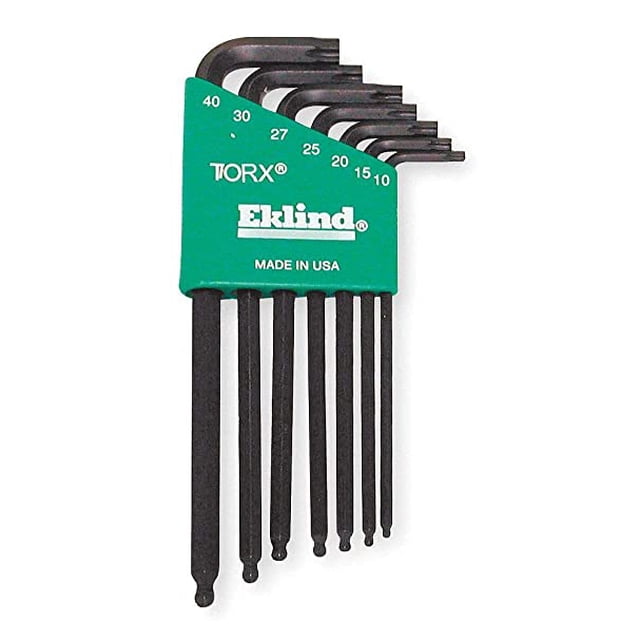 Ball End Torx Key Set, Pieces 7, T2 - Walmart Business Supplies