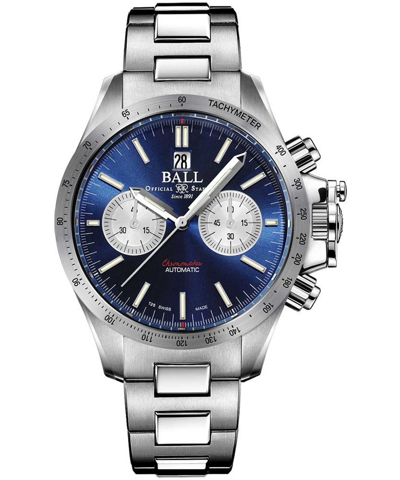 Ball Engineer Hydrocarbon Racer Chronograph Automatic Blue Dial Men's ...