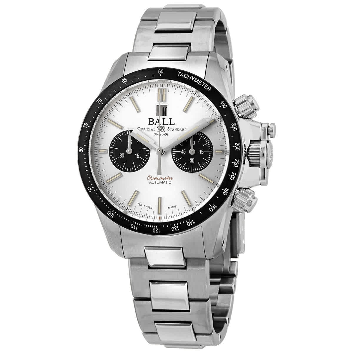 Ball Engineer Hydrocarbon Racer Chronograph Automatic Silver Dial Men's ...