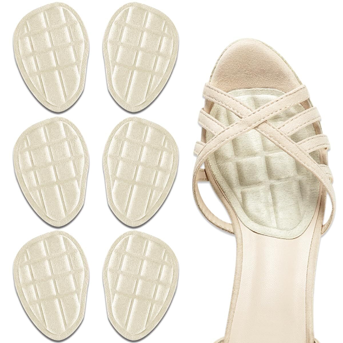 MINKUROW Ball of Foot Cushions,Metatarsal Pads,Forefoot Pads,Anti Slip ...