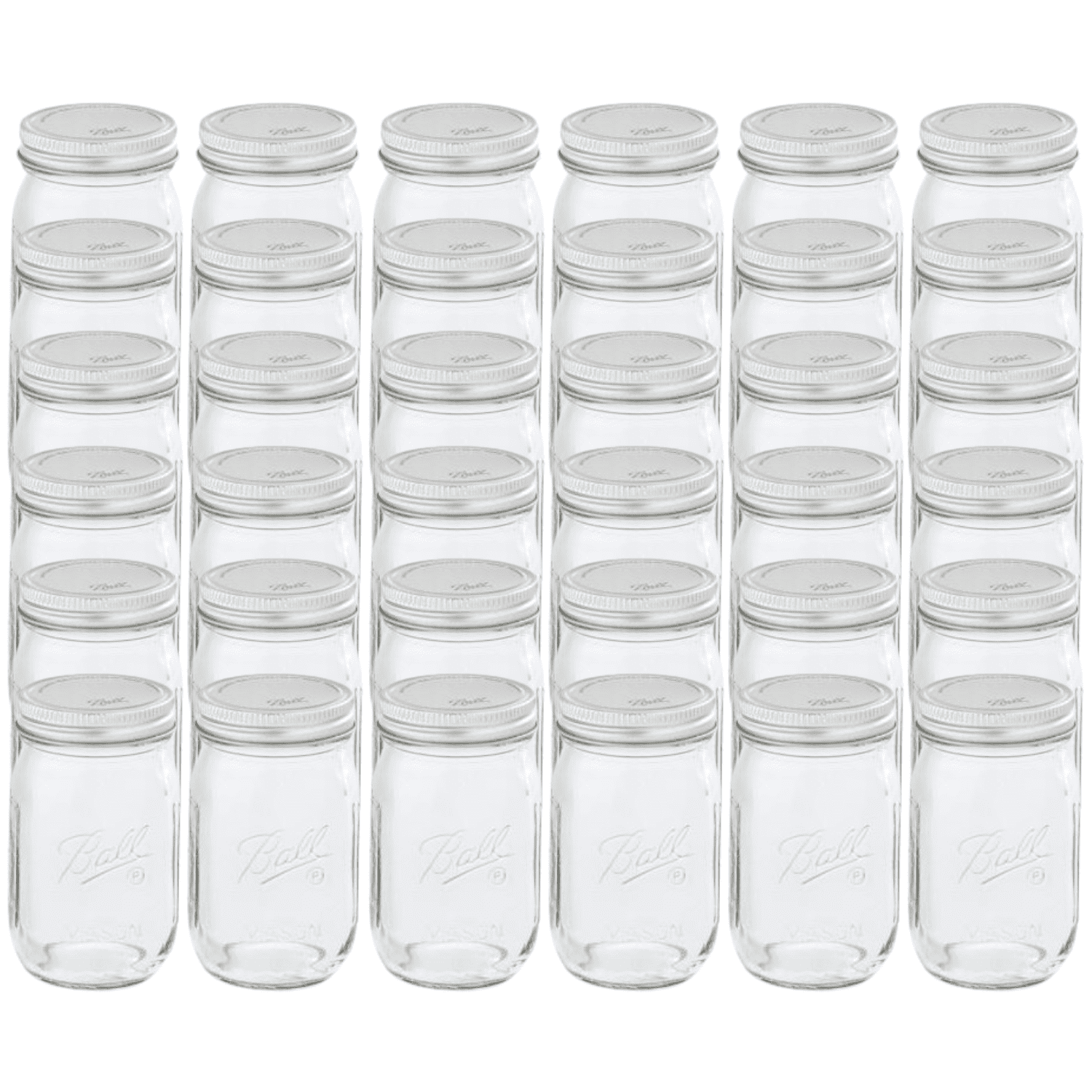 Ball Glass Mini Storage Jar, Quarter Pint Size, 4 OZ (4CT) (Pack of 2 ...