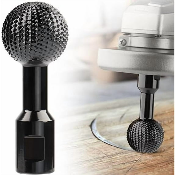 Ball Gouge Angle Grinder Attachment - 360° Sphere Rotary Burr for Rapid ...