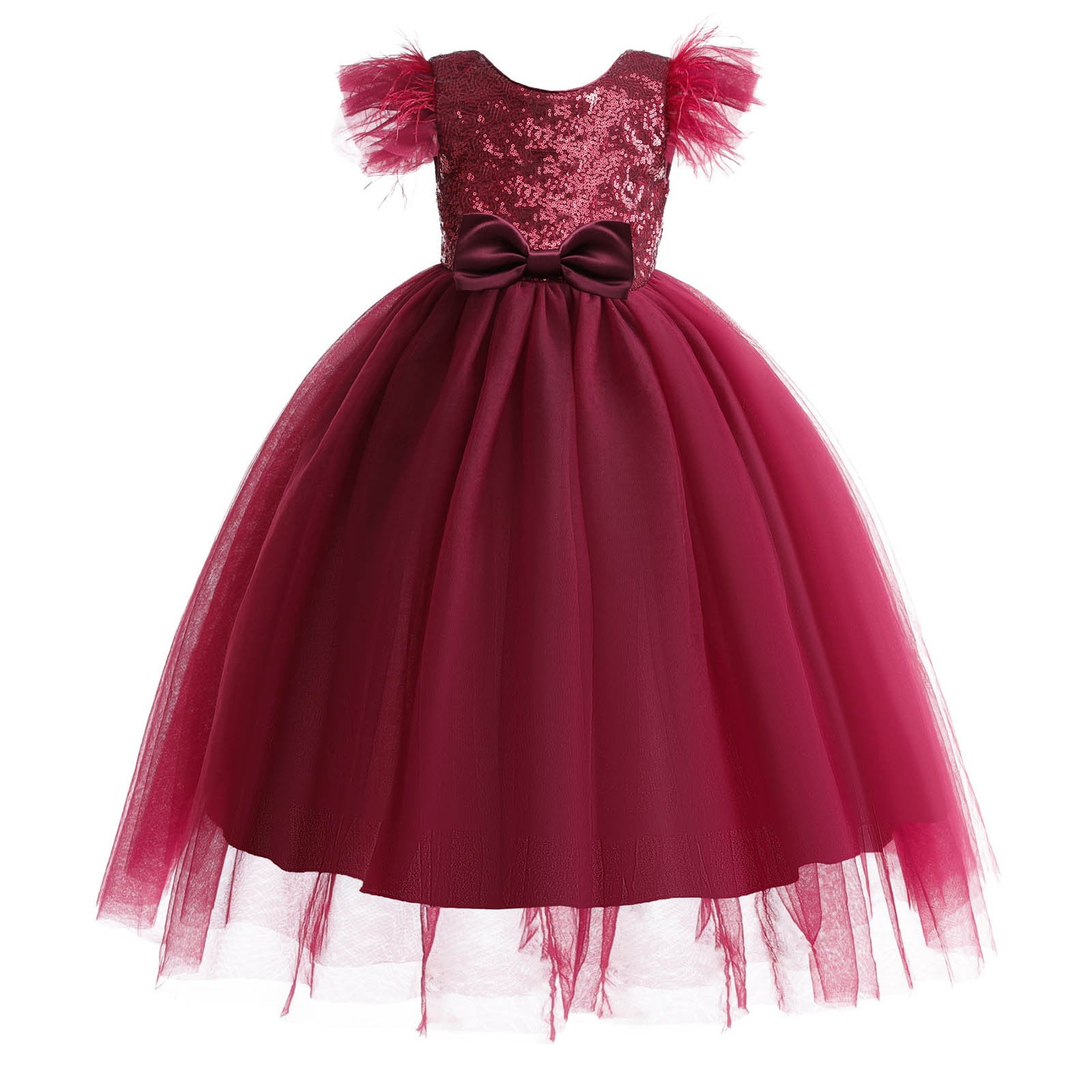 Ball Gown for Little Girls Toddler Princess Dress Fashion Sleeveless ...