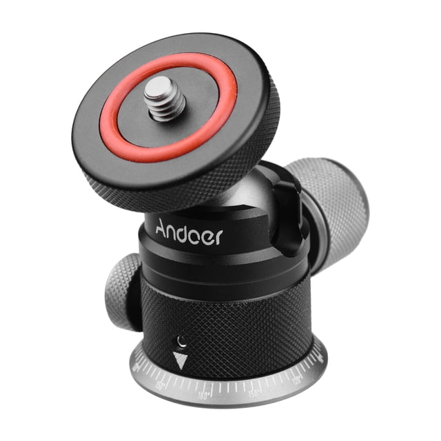 Ball Head,Scaled Universal 1/4 Panoramic Swivel 180° Mirrorless Camera ...