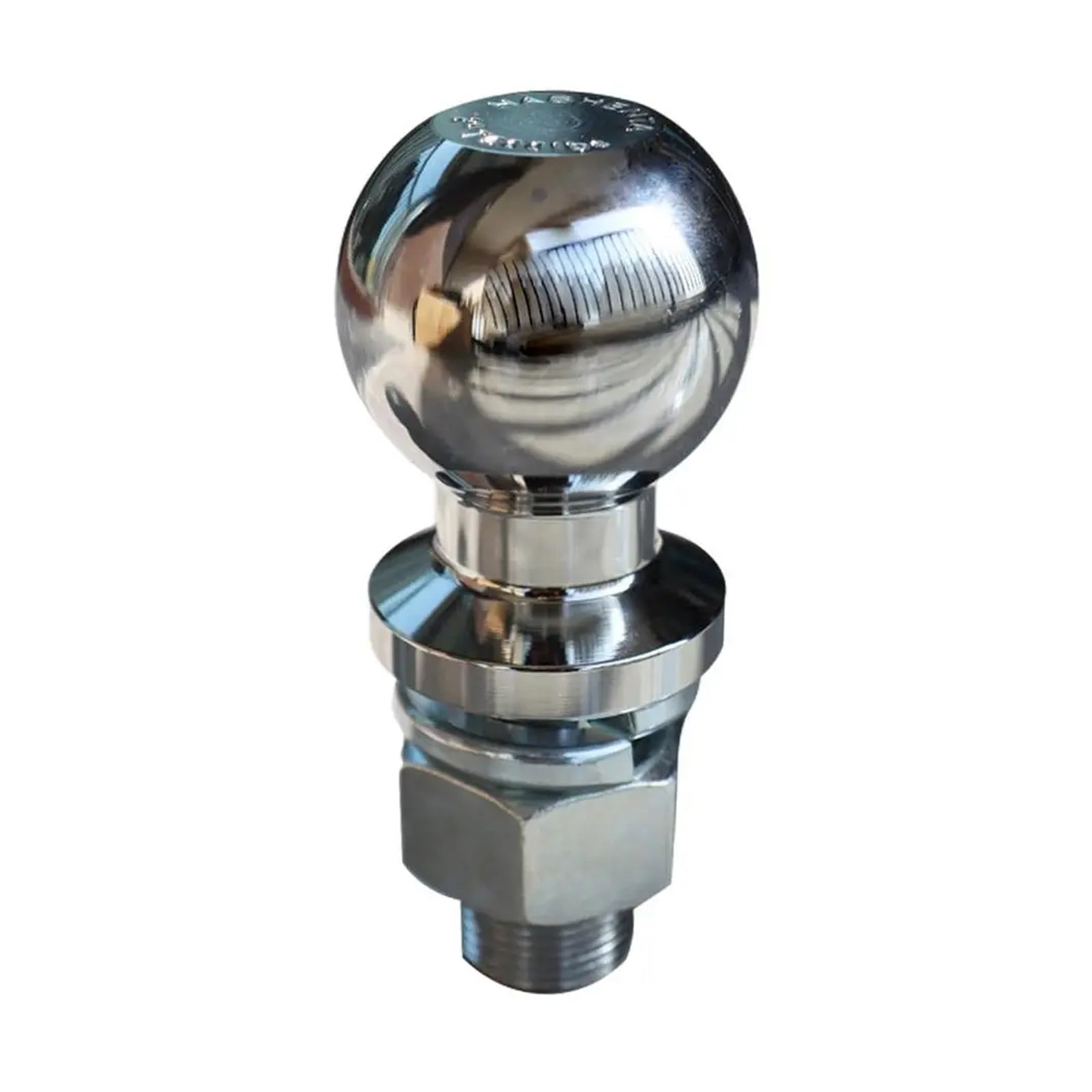 Ball Head Towing Hitch Bumper Replacement Trailer Parts Chrome Coupling ...