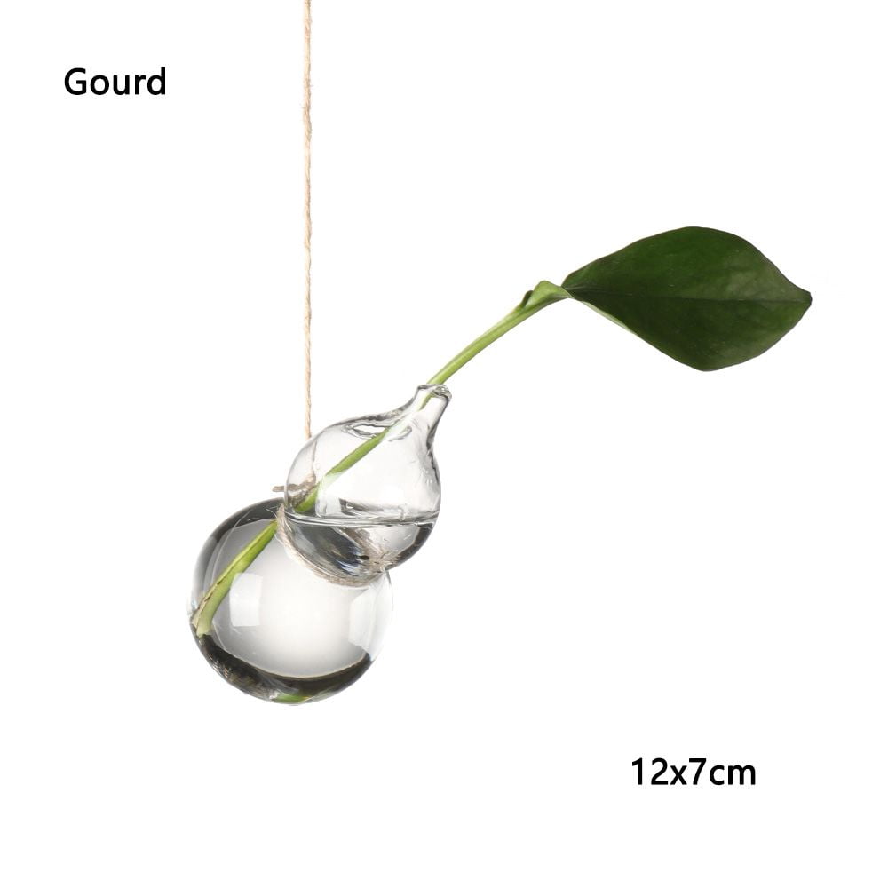 Ball Hydroponics Garden Supplies Creative Glass Vase Plant Pot Hanging ...