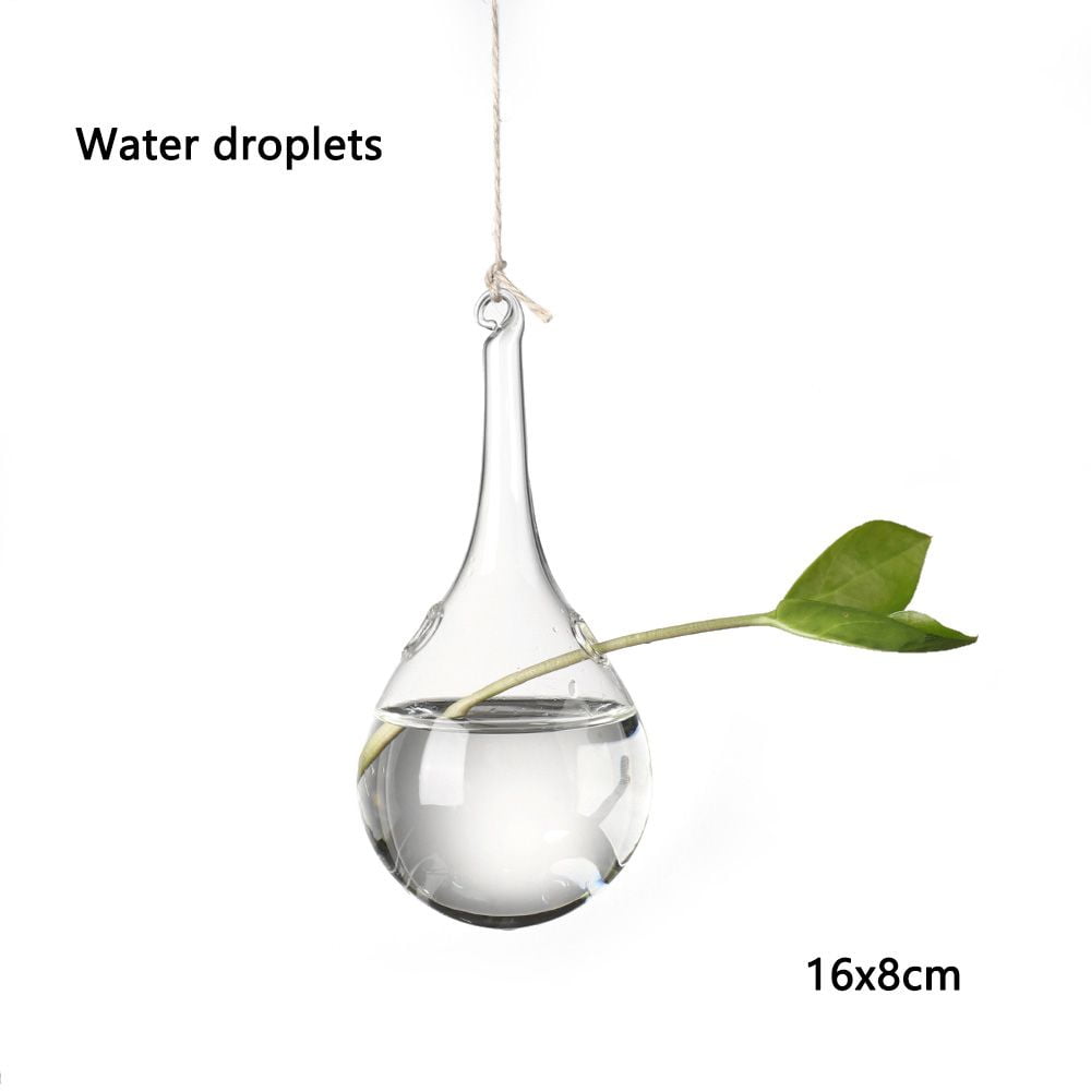 Ball Hydroponics Garden Supplies Creative Glass Vase Plant Pot Hanging ...