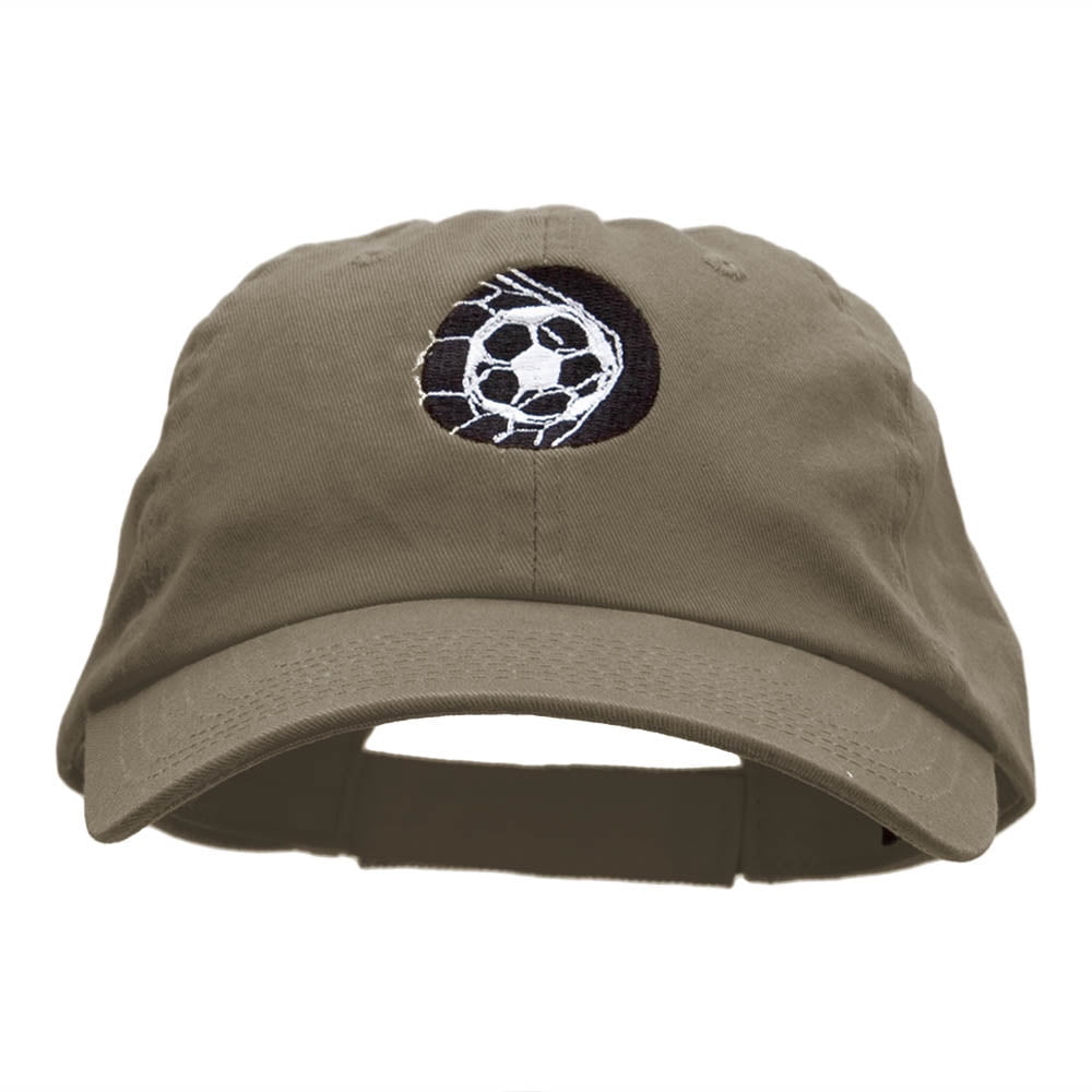 Ball In The Net Embroidered Cotton Twill Cap - Olive OSFM - Walmart.com