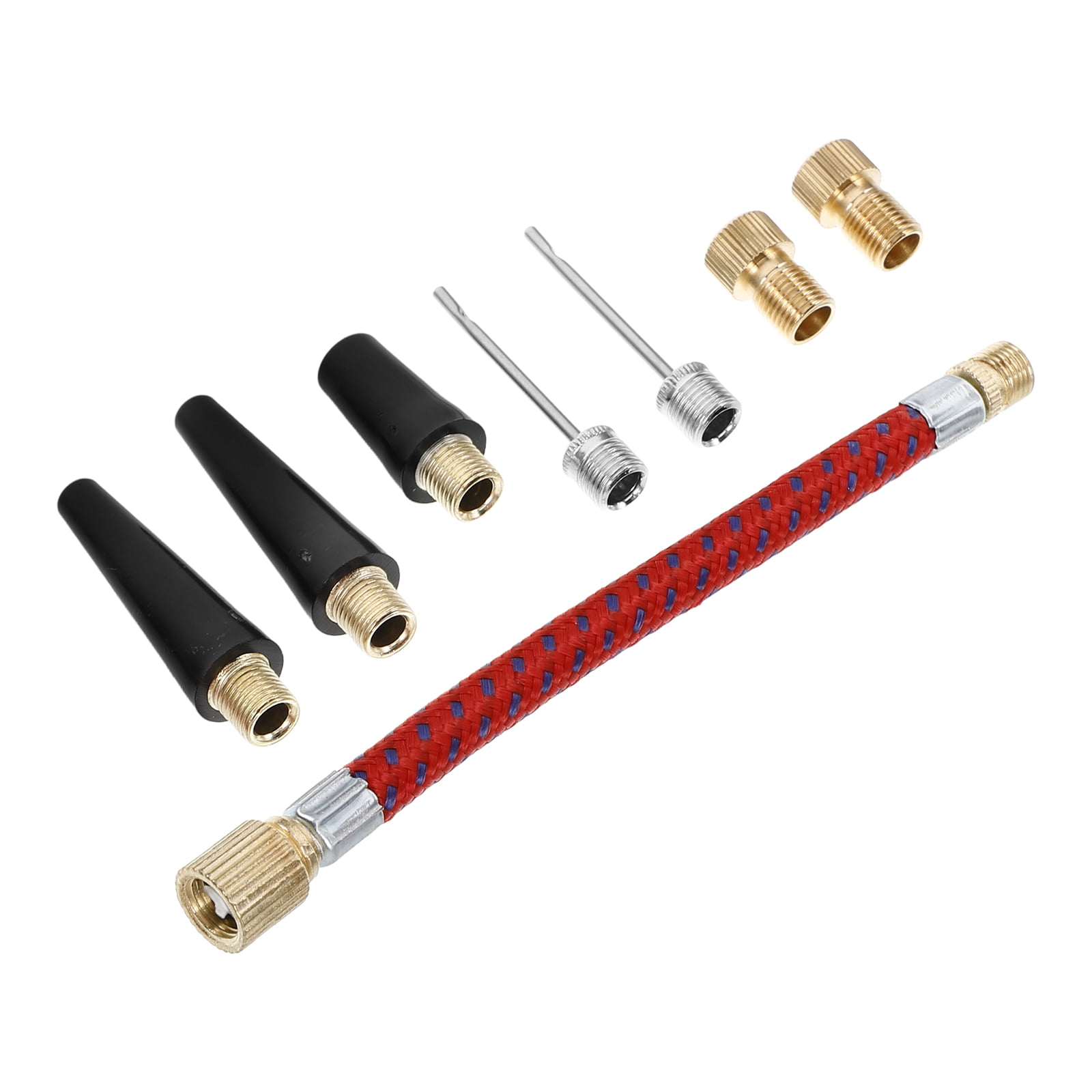 Ball Inflator Needles Bike Pump Schrader Valve Bicycle Threaded Manual ...