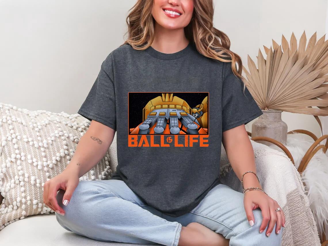 Ball Is Life Bold Basketball Passion Energy T-Shirt, for men & women ...