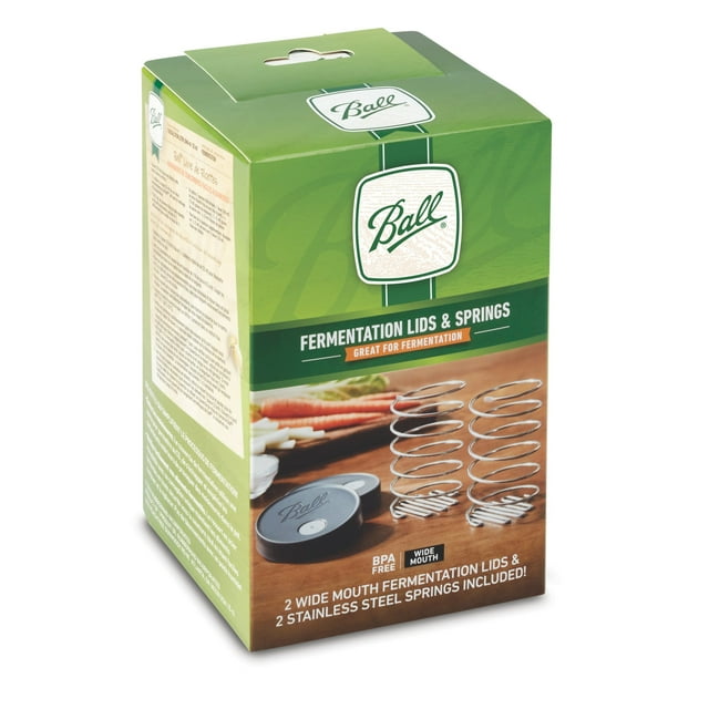 Ball® Jar Wide Mouth Fermentation Lids, Mason Jar Lids, Stainless Steel ...