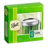 Ball Jars Wide Mouth Lids, 12 Count, (Bands not included, Pack of 4 ...