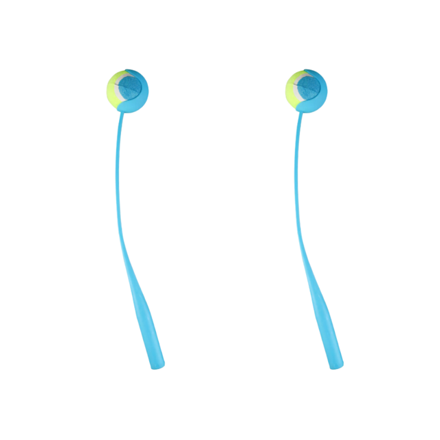 Ball Launchers with Tennis Balls - Blue Dog Training Tools Fetching ...