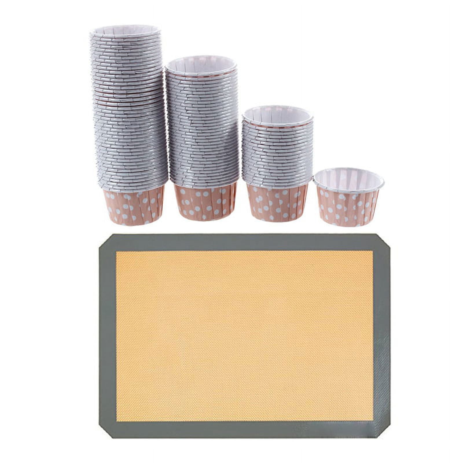 100X Cupcake Paper Cake Case Baking Cups Liner Muffin Pink & 1Pc ...