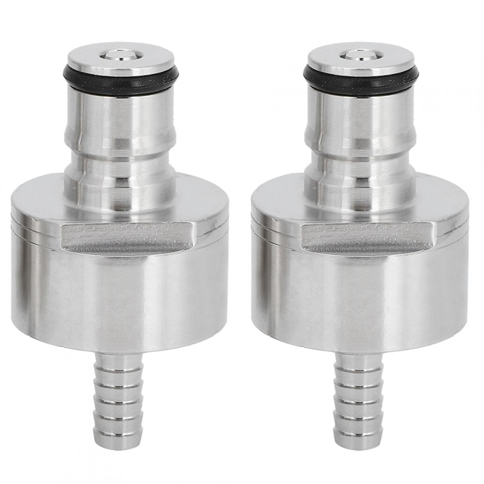 Ball Lock Disconnect Carbonation Cap,2Pcs Stainless Steel Carbonation ...