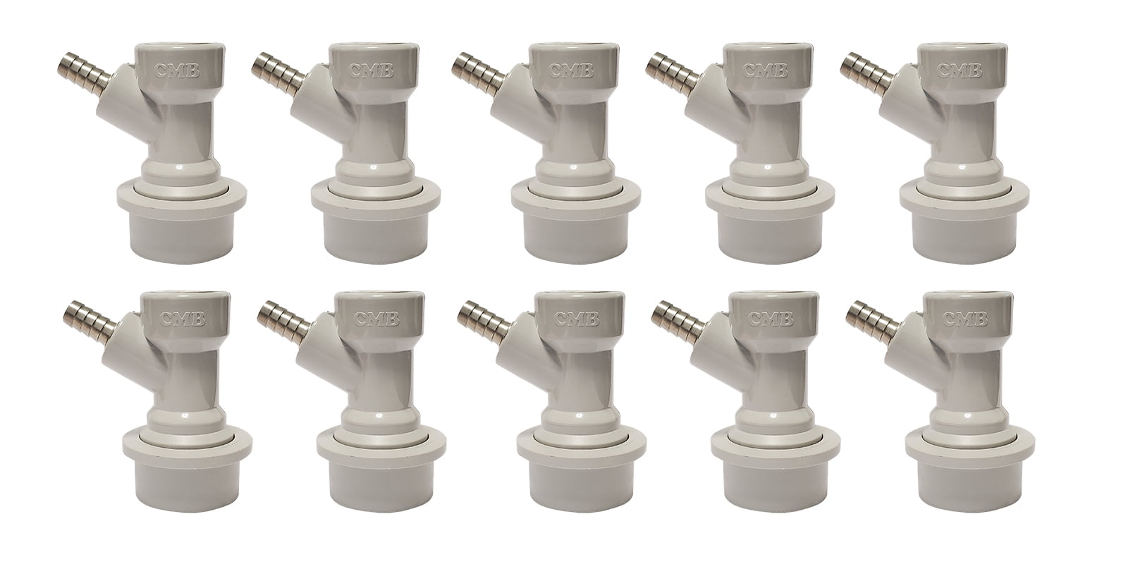 Ball Lock Gas Disconnects for Corny Kegs (Set of 10) - Walmart.com