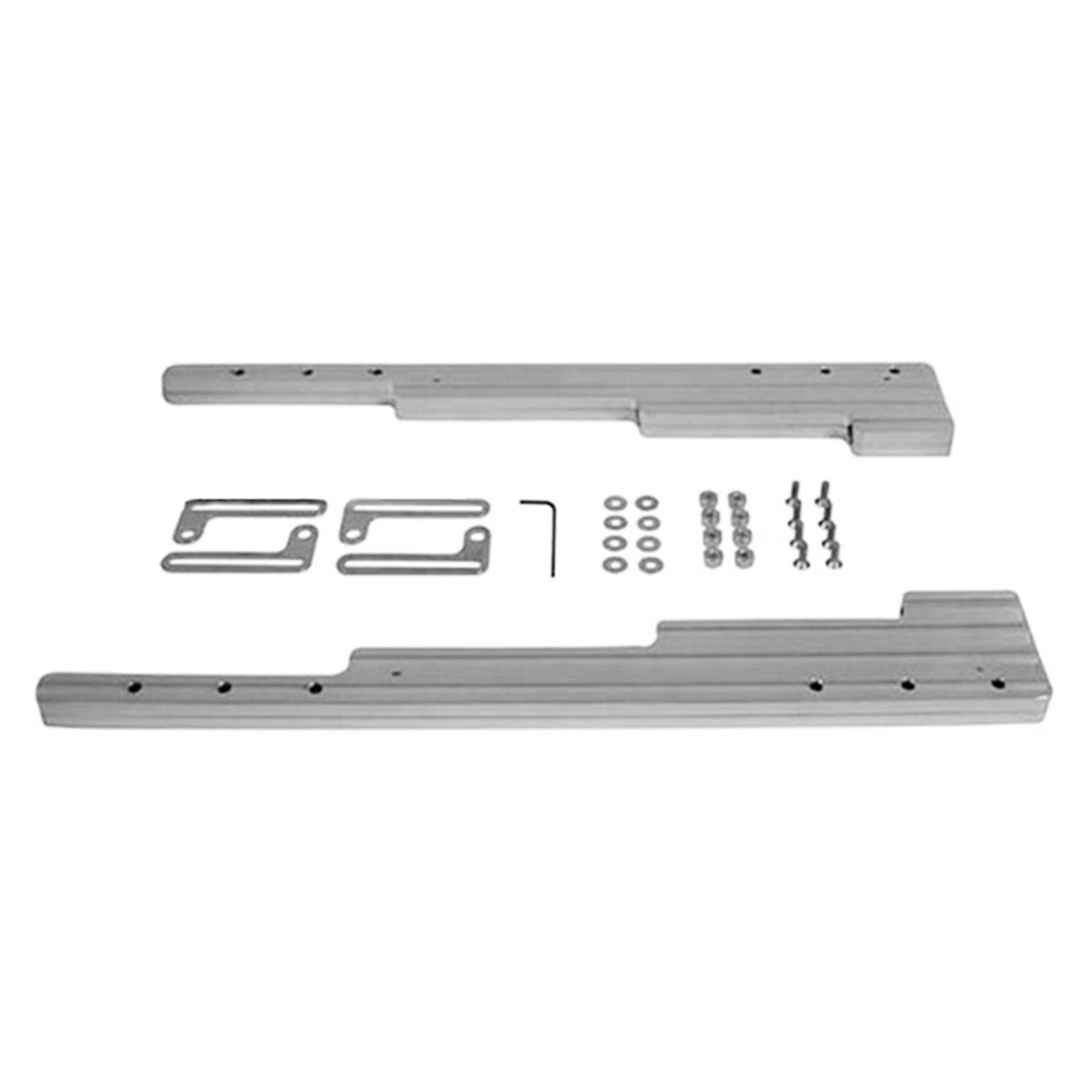 Ball Milled Chrome Billet Aluminum Wire Loom Set - For Chevy Ford ...