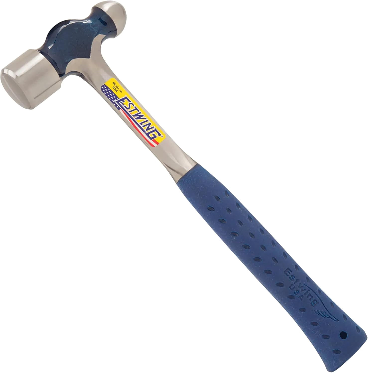Ball Peen Hammer - 8 oz Metalworking Tool with Forged Steel ...