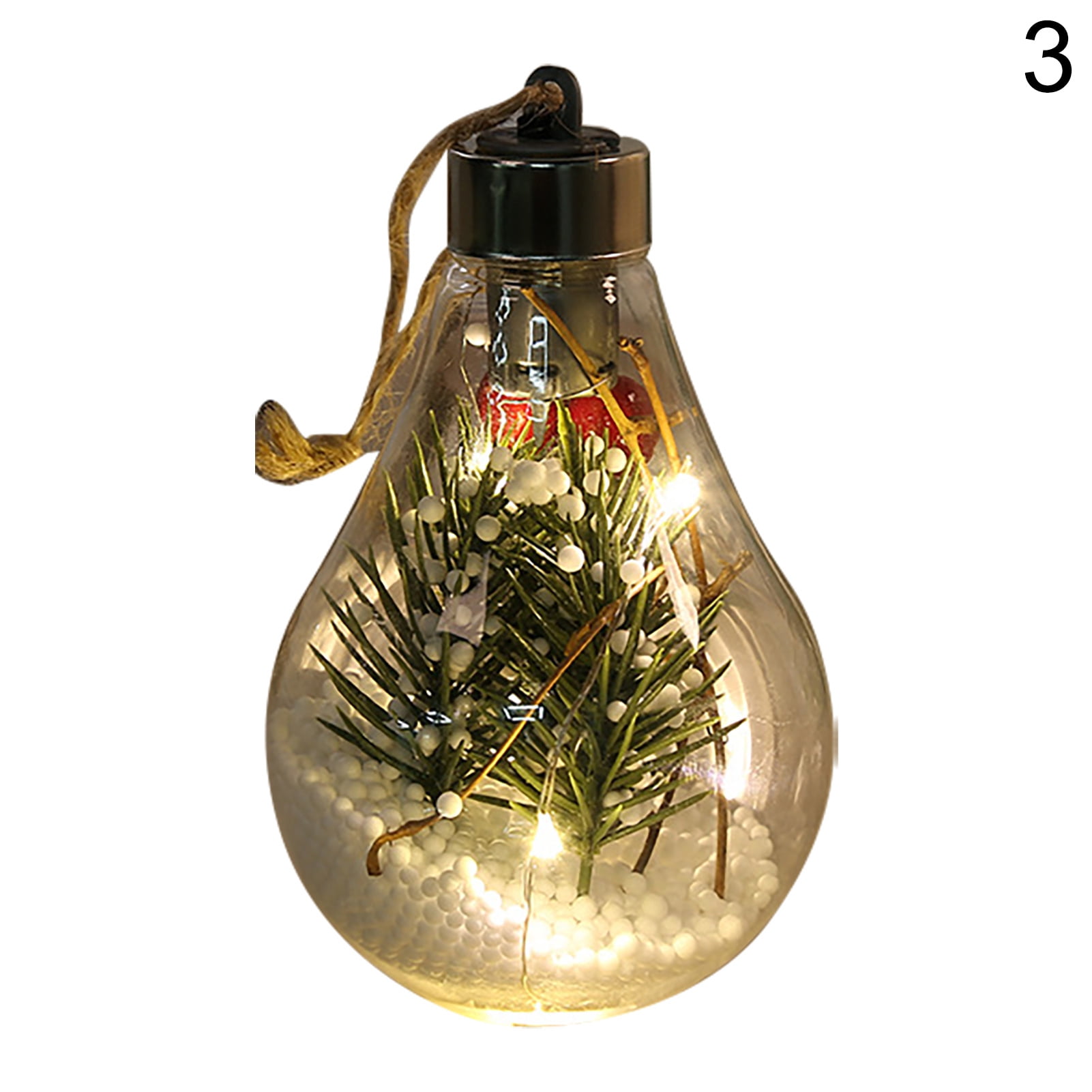 Ball Pendant Attractive Fine Workmanship Plastic Decorative Glow ...
