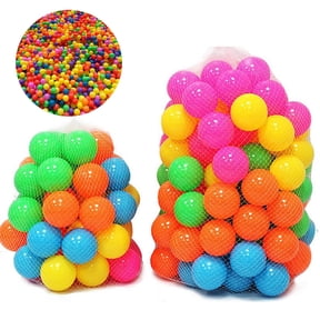 YUFER 200 Piece Ball Pit Balls for Kids & Toddlers, 2.2" Thickened ...