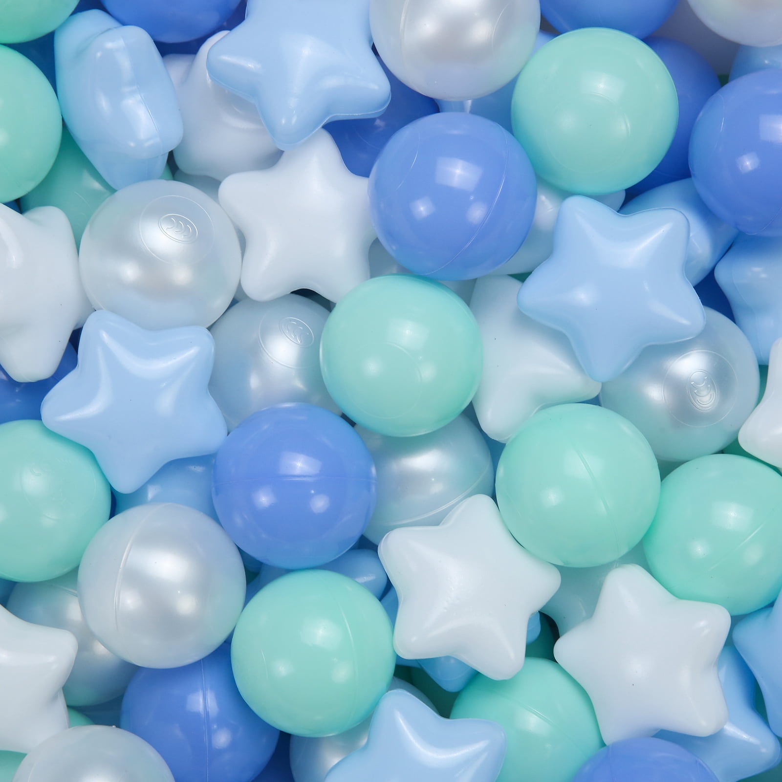 Ball Pit Balls Plastic Stars for Ball Pit BPA Free Plastic Balls Crush ...