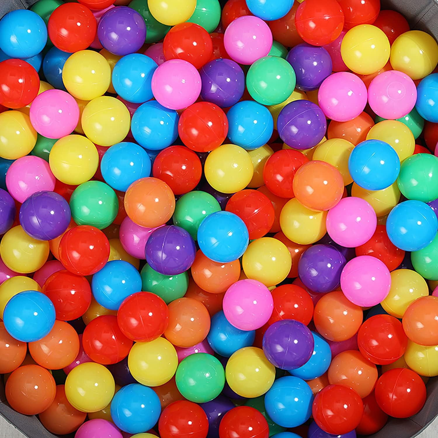 Ball Pit Balls for Kids, Colorful Balls for Ball Pit, 2.2” Non-Toxic ...