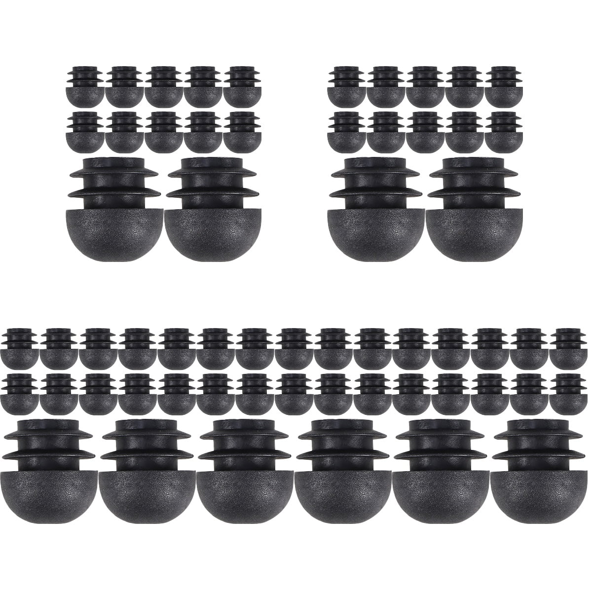 Ball Plug 150 Pcs Chair Leg Plugs Plastic Hole Inserts Desk Legs ...