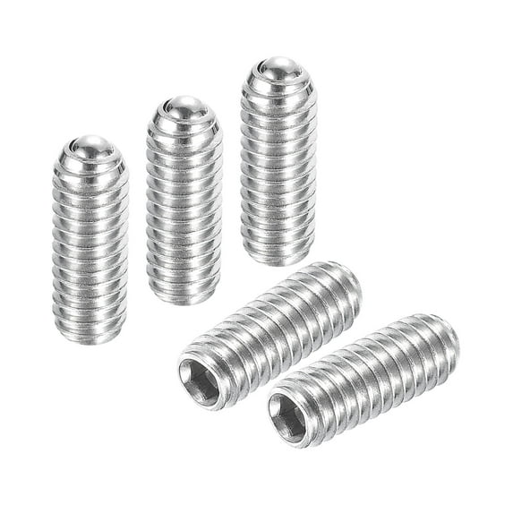Ball Point Set Screws, M3 x 8mm 304 Stainless Steel Metric Spring Hex Socket Screw 15pack ...
