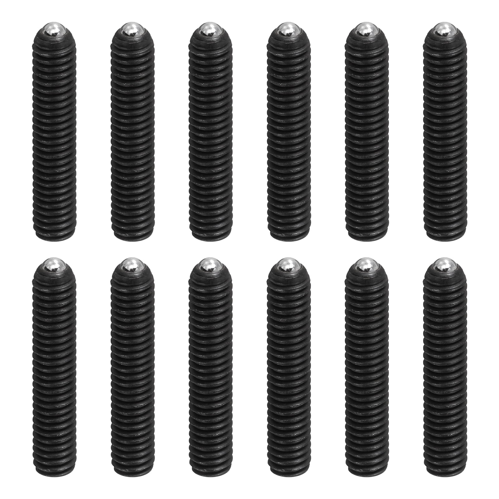 Ball Point Set Screws,M4x20mm Carbon Steel Hex Socket Grub Screw, Pack ...