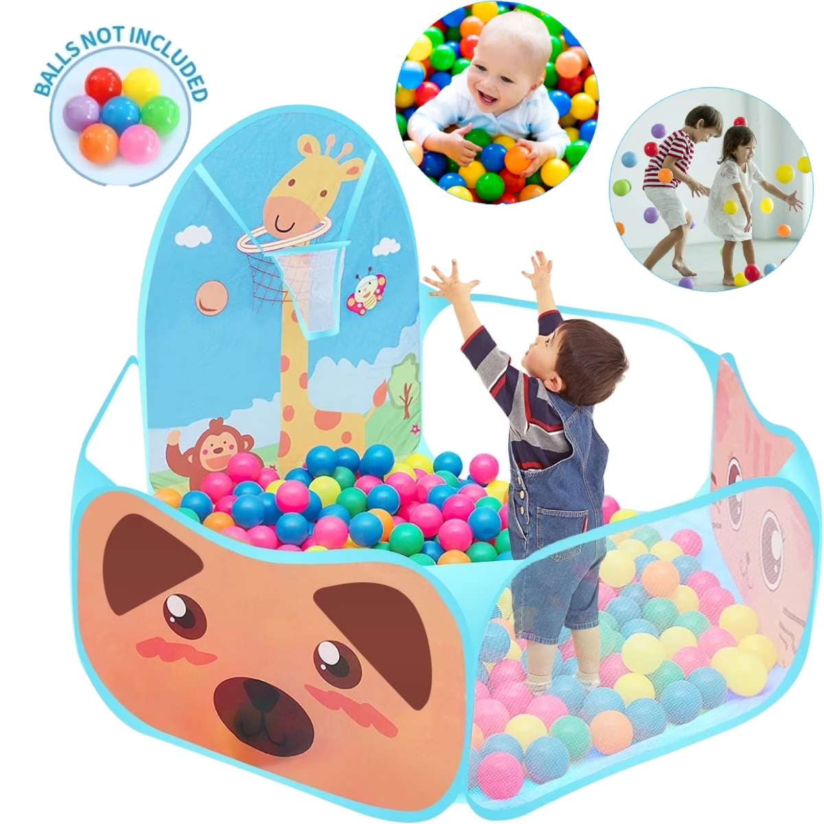 Ball Pool for Toddlers,Kids Ball Pit,Ball Pit for Babies,Playpen with ...