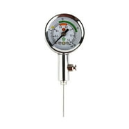Ball Pressure Gauge, Heavy Duty Metal Made Mini Ulitity Air Pressure ...