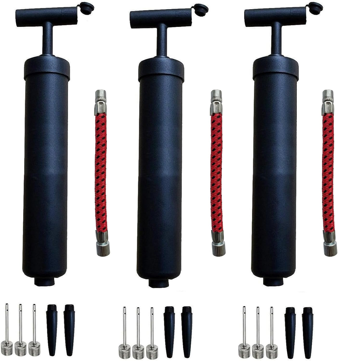 Ball Pump Kit, Hand Air Pump with Flexible Extension Hose, Needle Nose ...