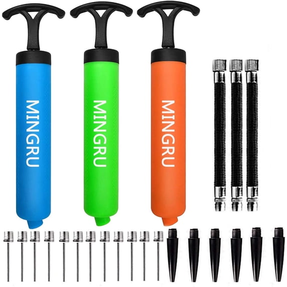 Ball Pump for Basketball, Soccer, Volleyball, Rugby, Water Polo & Other ...