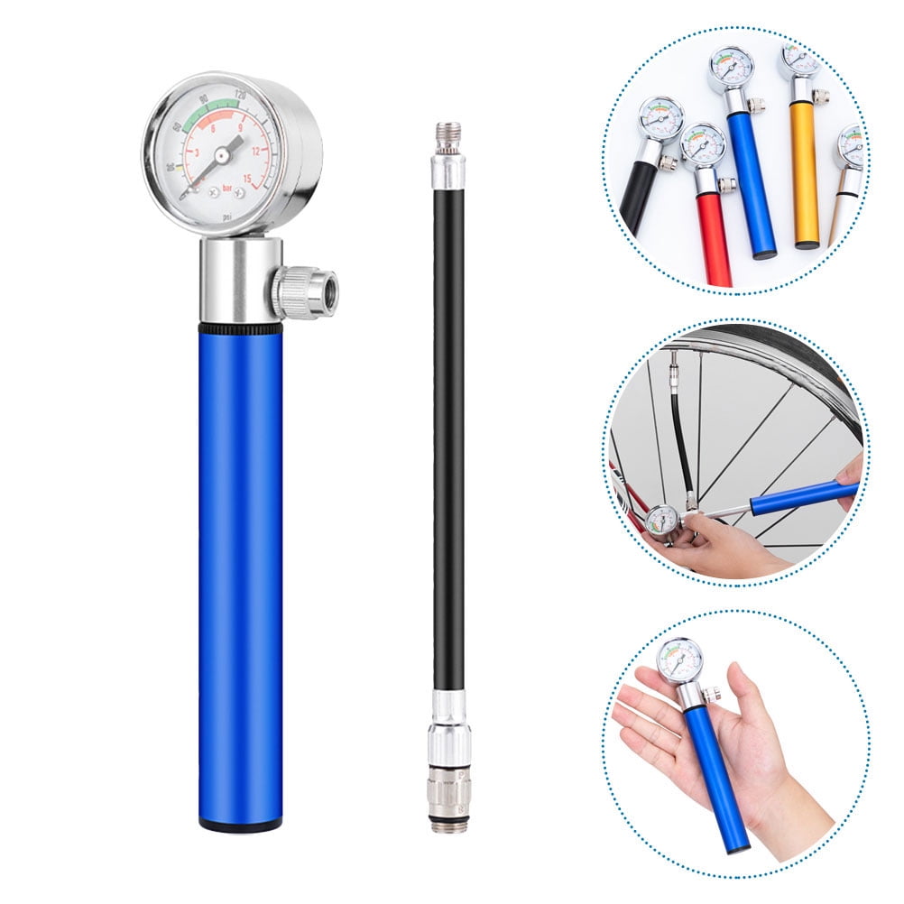 Ball Pump with Pressure Gauge Sports Ball Pump Hand Air Pump for Bike ...