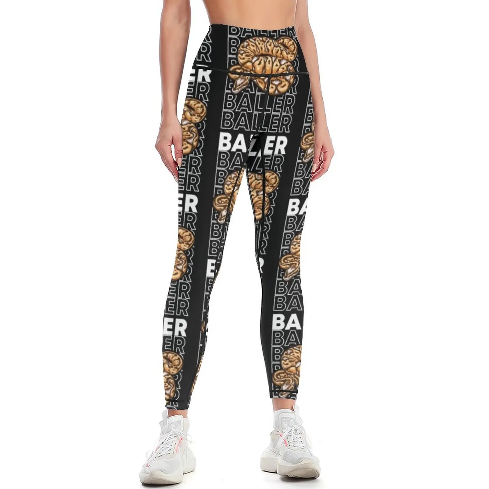 Ball Python 80's Style Royal Python Snake Owner Leggings active wear ...