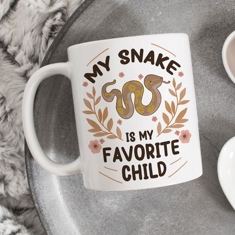 Ball Python Coffee Mug, Cute Snake Lover Gift, Reptile Mug, Snake Mom ...