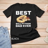 Ball Python Dad Beard Mustache Pet Snake T-Shirt Unisex T-Shirt ...