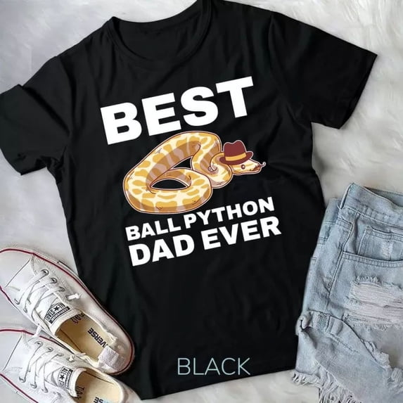 Ball Python Dad Beard Mustache Pet Snake Unisex T-Shirt - Walmart.com