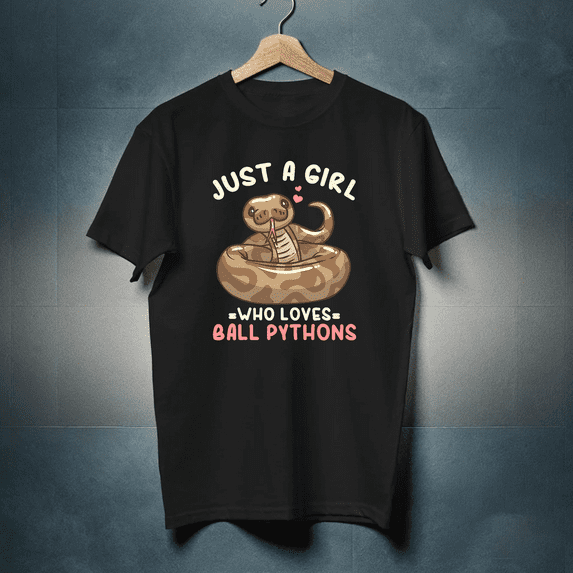 Ball Python Just a Girl Who Loves Ball Pythons T-Shirt Unisex T-shirt ...