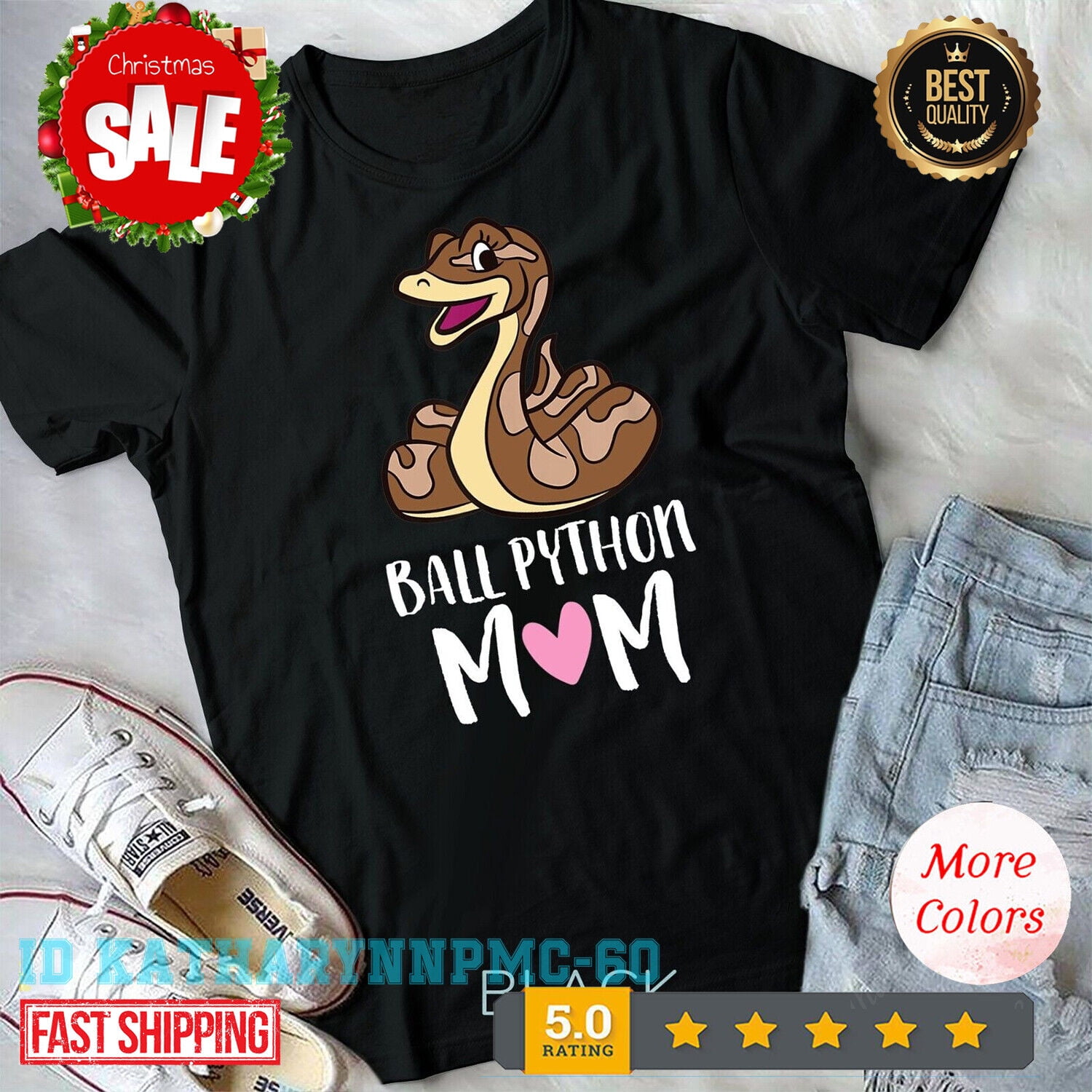 Ball Python Mom Snake Ball Python Unisex T-shirt. - Walmart.com